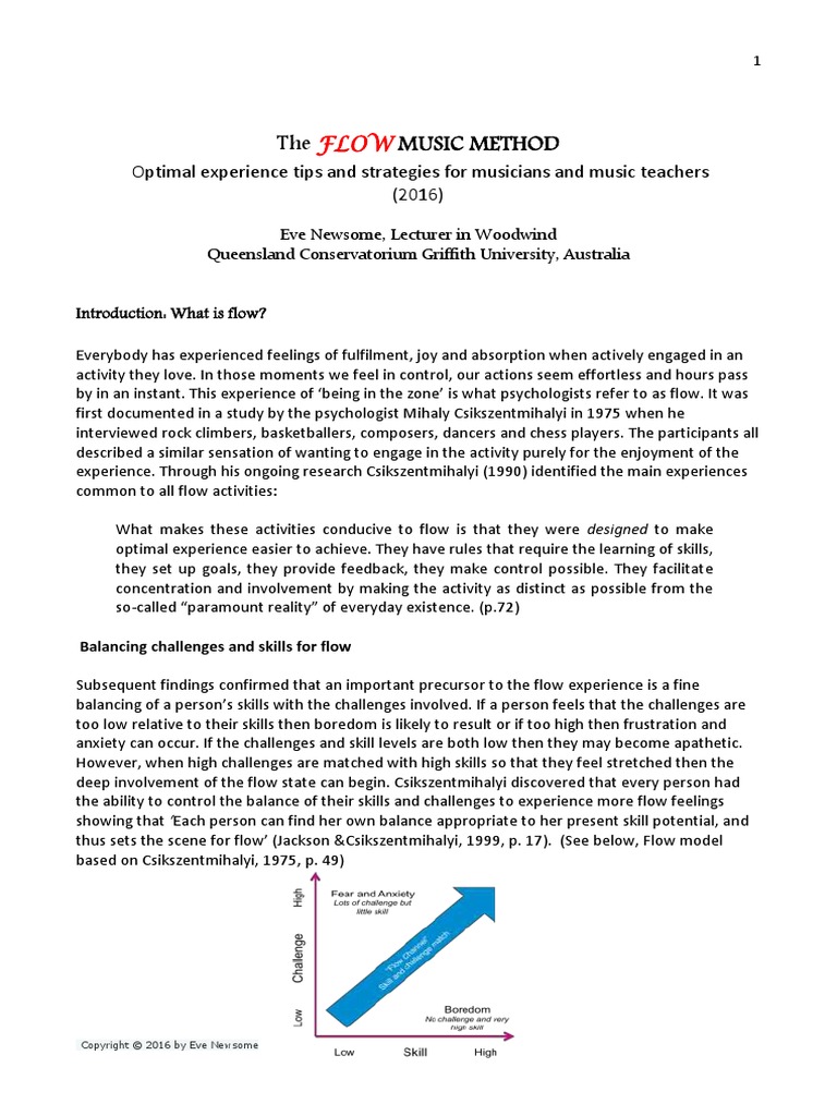 The Music Method: Optimal Experience Tips and Strategies For Musicians ...