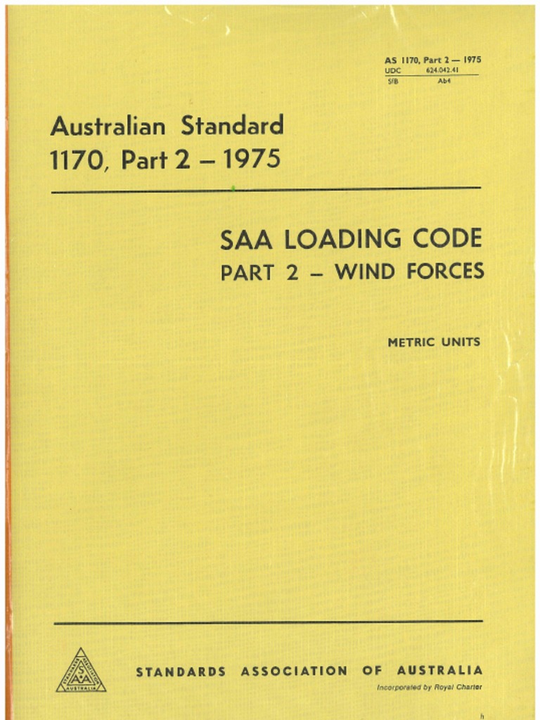 As1170-2 1975 PDF | PDF