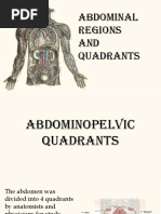 Body Cavities, Regions and Quadrants | PDF | Abdomen | Anatomy