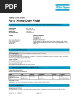 CompAir Fluid Force 2000 Safety Data Sheet | PDF | Dangerous Goods ...