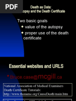 Medical Death Certificate Guide | PDF | Death | Causes Of Death