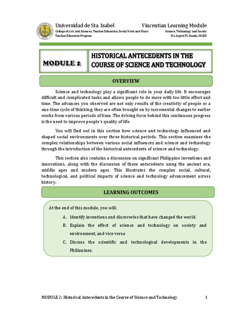 Historical Antecedents of Science & Tech | PDF | Cuneiform | Science