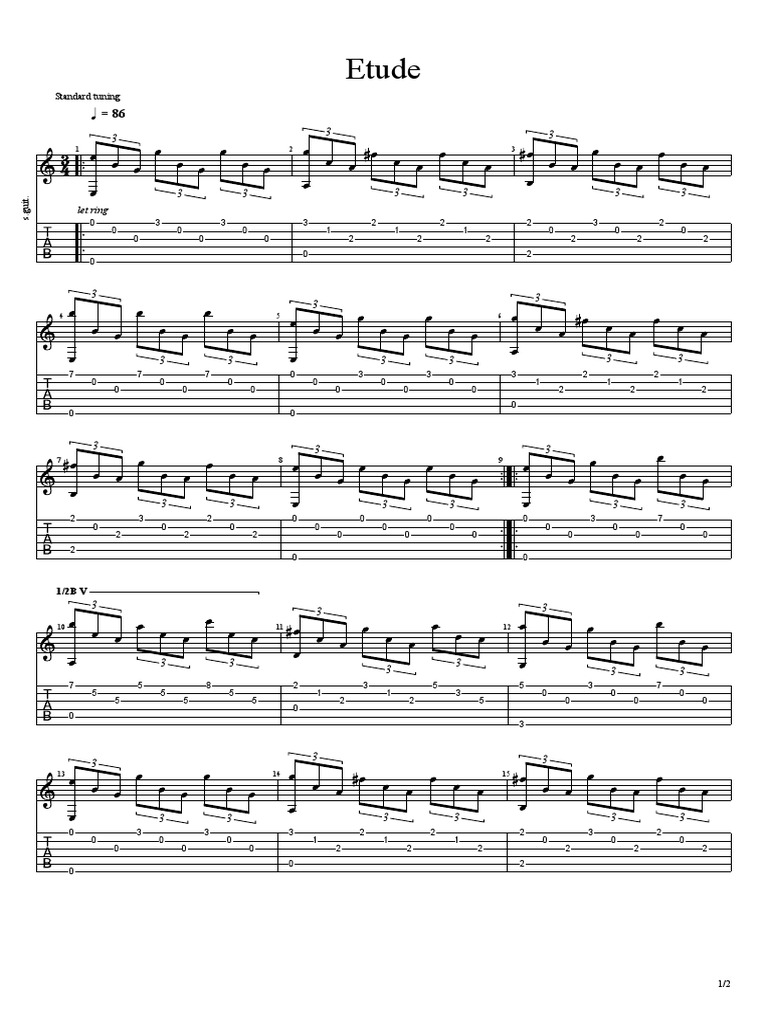 Etude: Let Ring | PDF