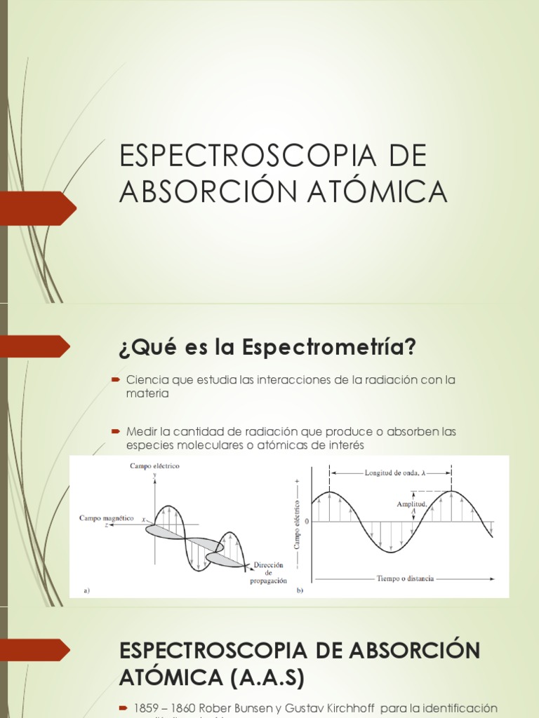 Espectroscopia de Absorción Atómica | PDF | Espectroscopía de absorción ...