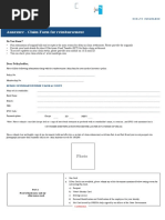 Star Health Claim Forms | PDF | Identity Document | Access Control