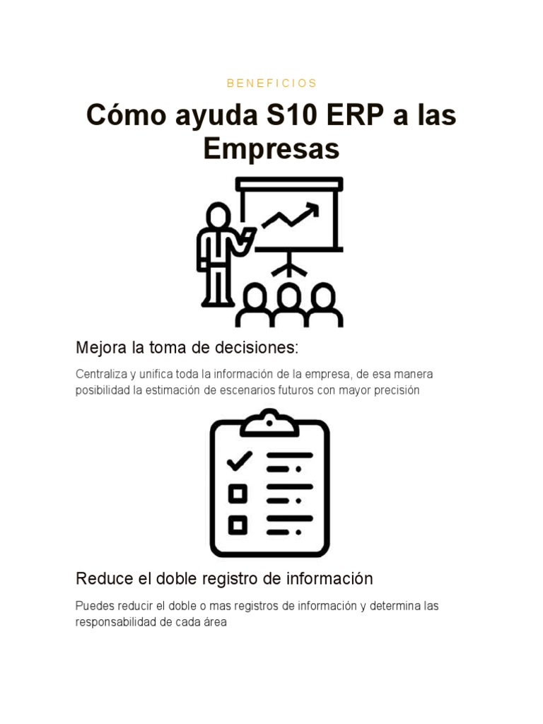 ERP S10: Solución para Construcción | PDF