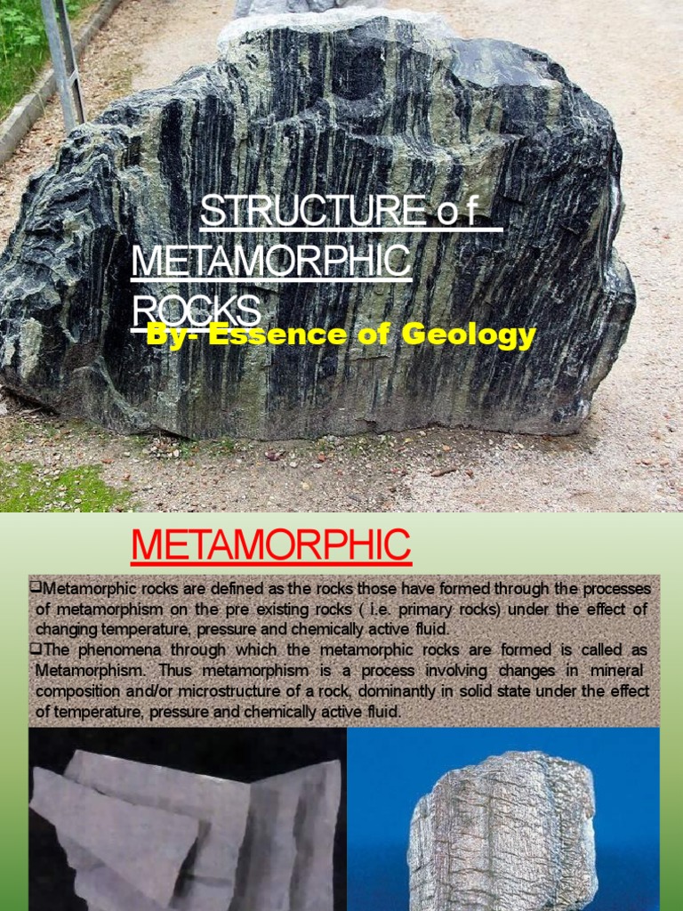 STRUCTURE of METAMORPHIC ROCKS | Download Free PDF | Rock (Geology ...
