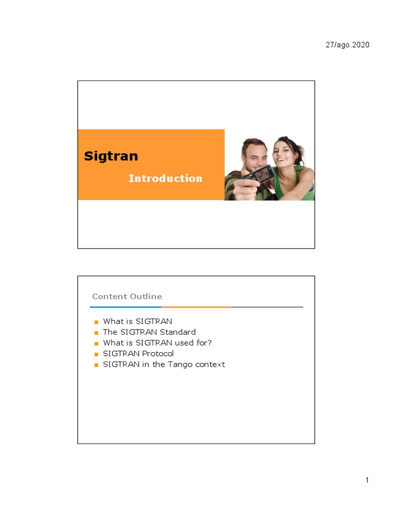 Sigtran 01 Introduction 2 Per Page | PDF | Internet Protocols | Computer Networking