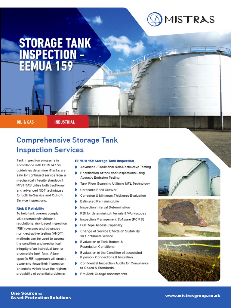 Storage Tank Inspection PDF | PDF | Nondestructive Testing | Business