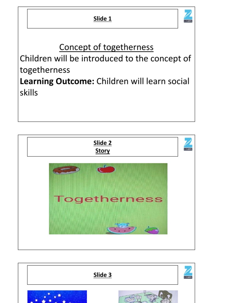 Concept of Togetherness | PDF | Language Arts & Discipline | Wellness