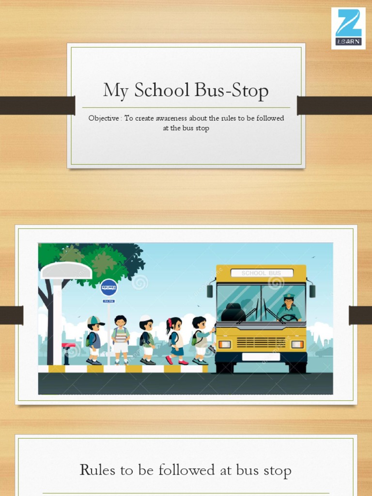Video 11 My School Bus-Stop | PDF