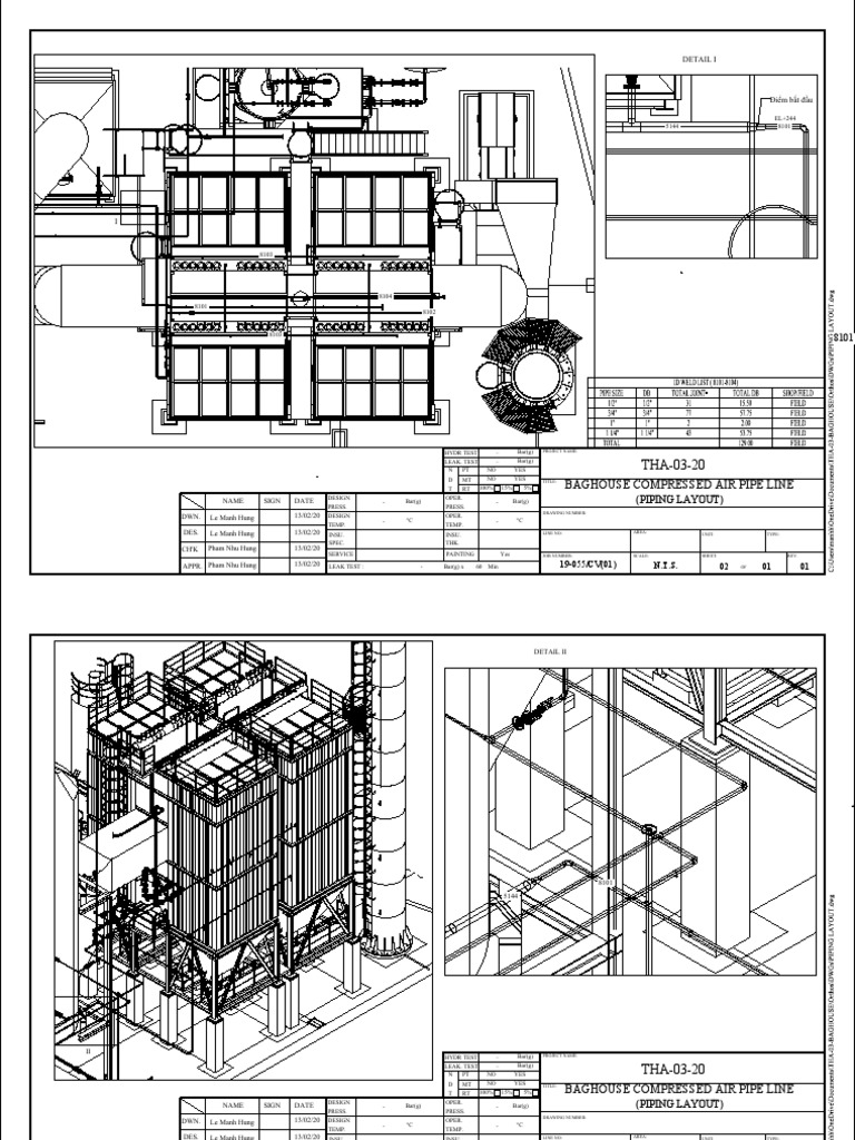 Baghouse Compressed Air | PDF | Pipe (Fluid Conveyance) | Manufactured ...