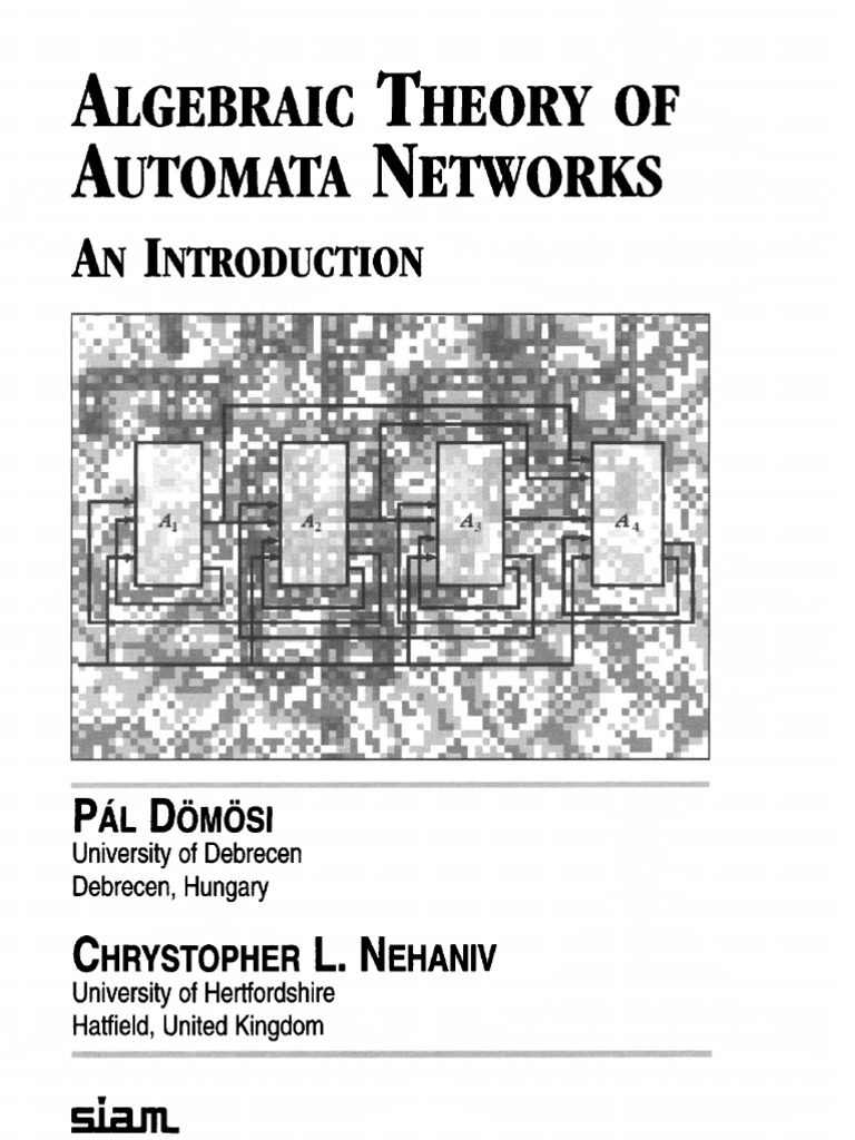 Algebraic Theoryof Automata Networks Pdf Group Mathematics