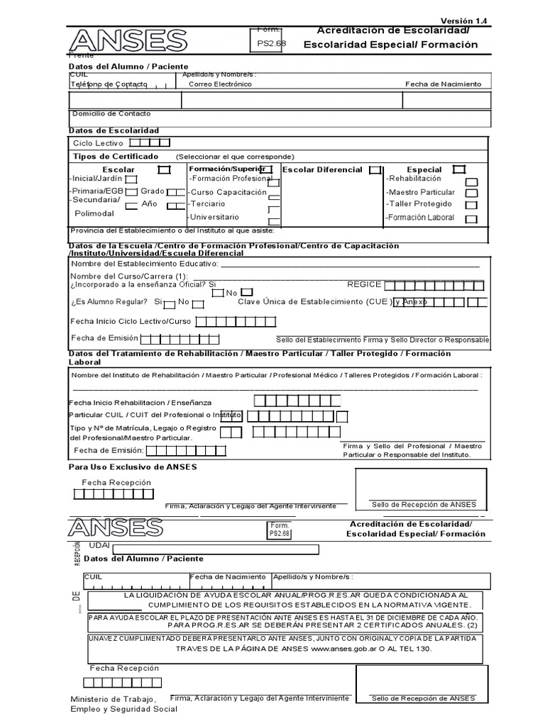 Ps 2.68 Acreditacion Escolaridad | PDF | Desarrollo profesional ...