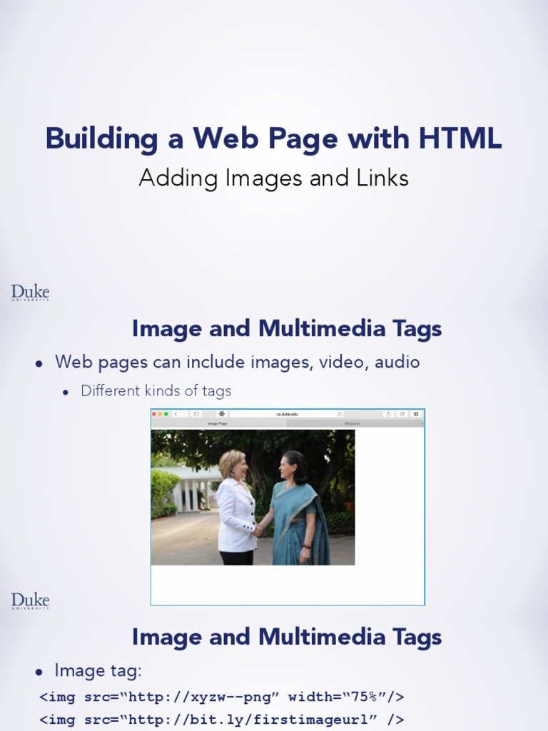 HTML Basics: Images and Links Guide | PDF | Html Element | Html