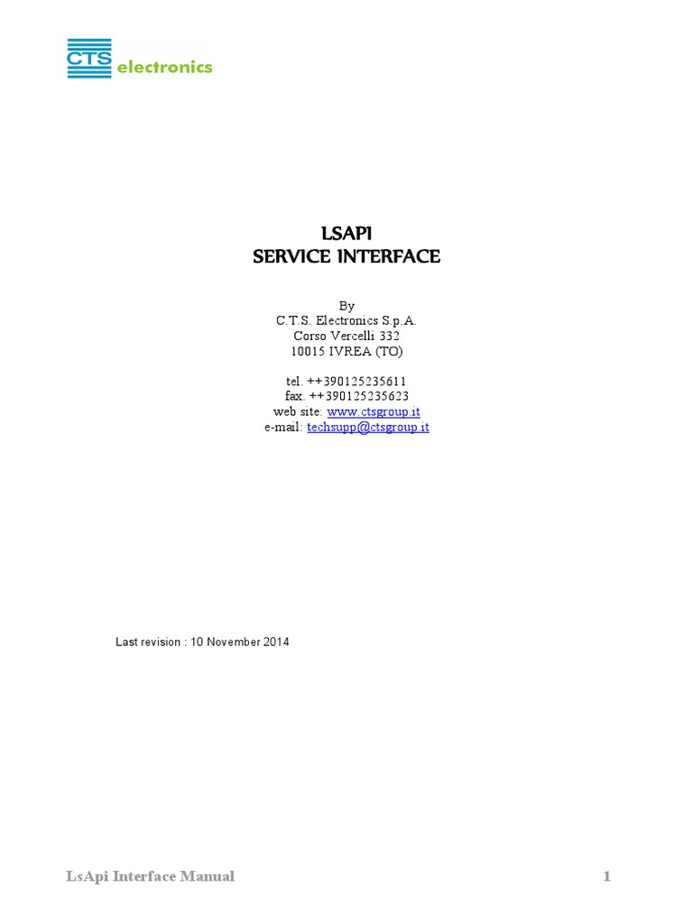 LsApi PDF | PDF | Application Programming Interface | Library (Computing)