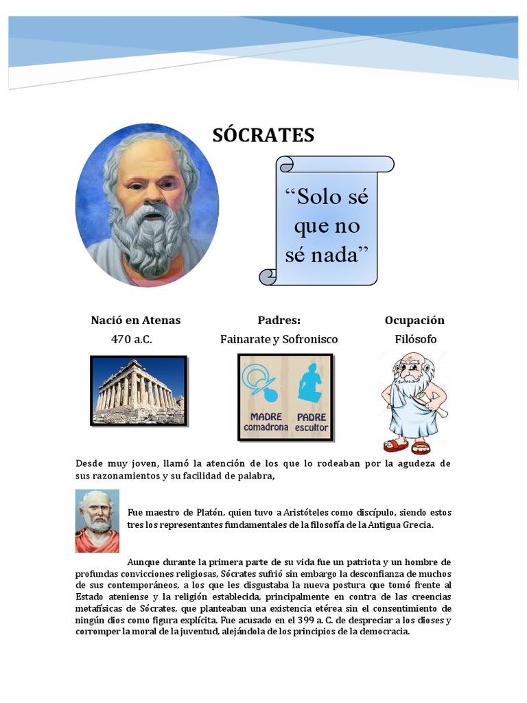 Infografia de Socrates | PDF | Ciencias sociales | Filosofía