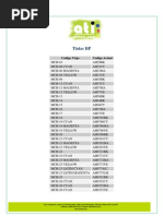 Codigos de Tinta de La Epson L800 | PDF