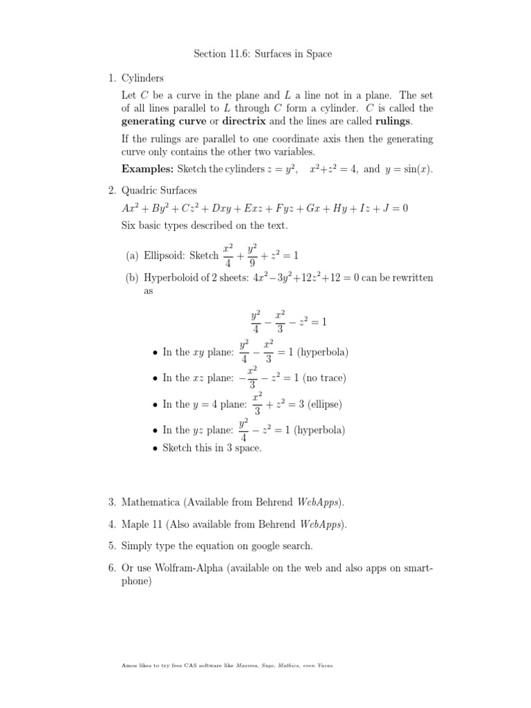 Amos Likes To Try Free CAS Software Like Maxima, Sage, Mathics, Even ...