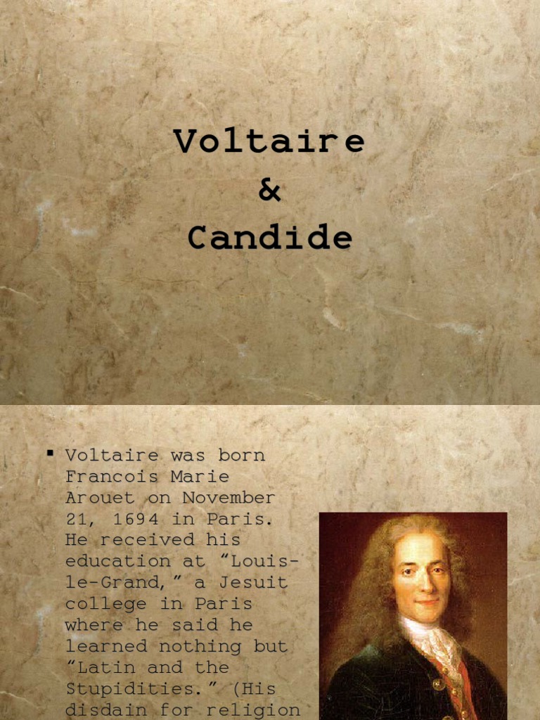 Voltaire & Candide | PDF | Candide | Voltaire
