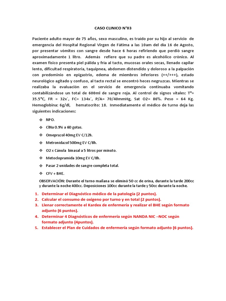 Caso Clinico N003 | PDF