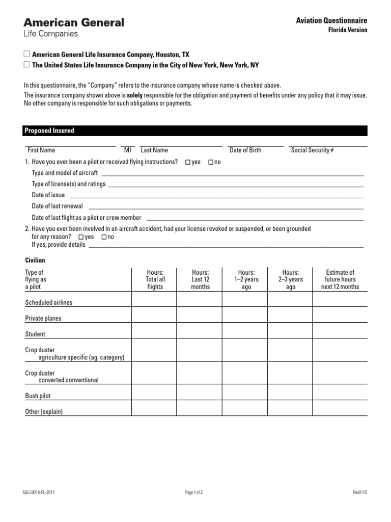 L American General Life Insurance Company, Houston, TX L The United ...