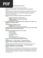 Mechanical Design Interview Questions and Answers | PDF | Geometry | Space