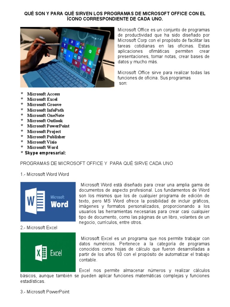 MICROSOFT OFFICE 2do Basico | PDF | Microsoft Office | Microsoft