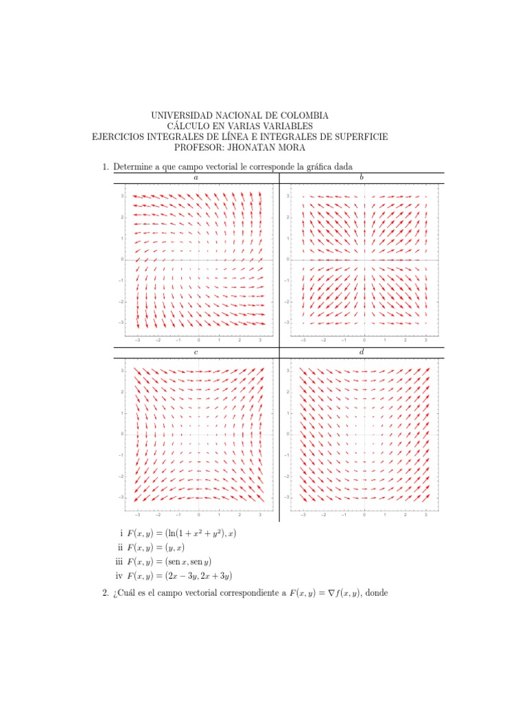 Teorema de Green, Stokes y La Divergencia PDF | PDF | Divergencia | Integral