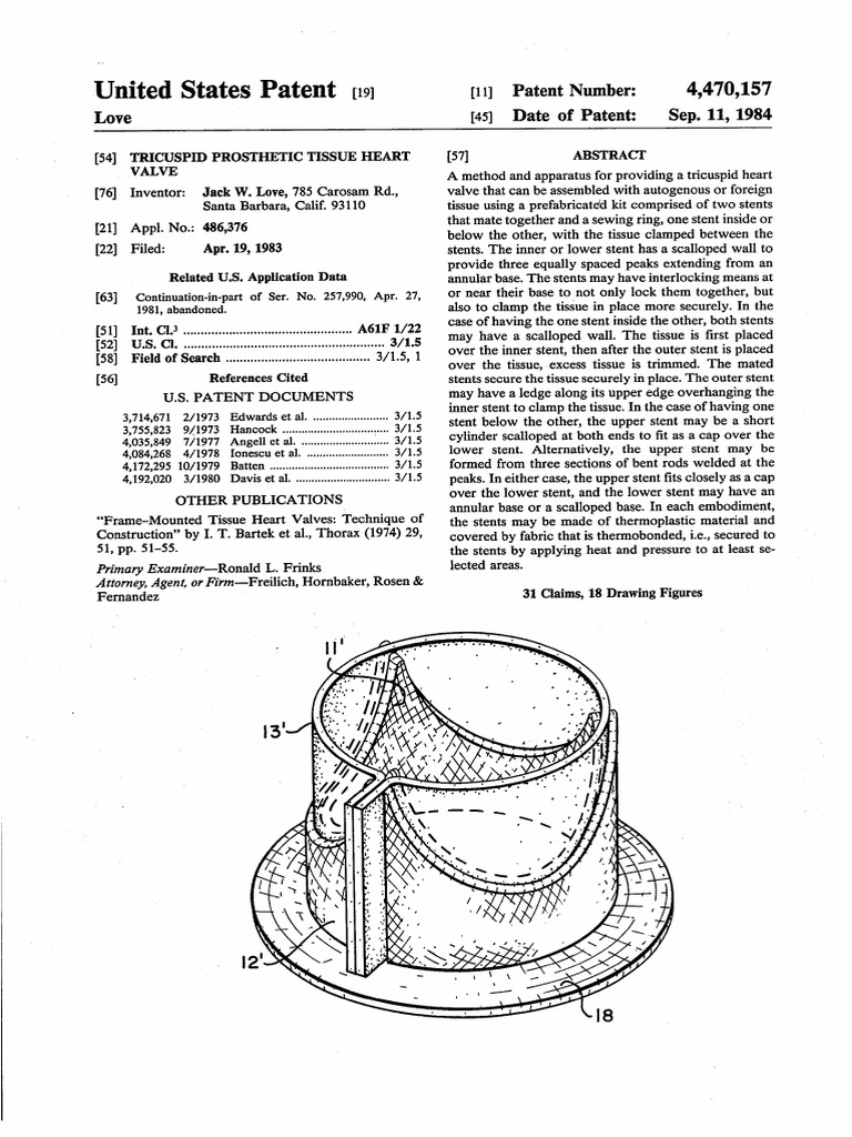 United States Patent 19: Other Publications | PDF | Surgical Suture | Heart