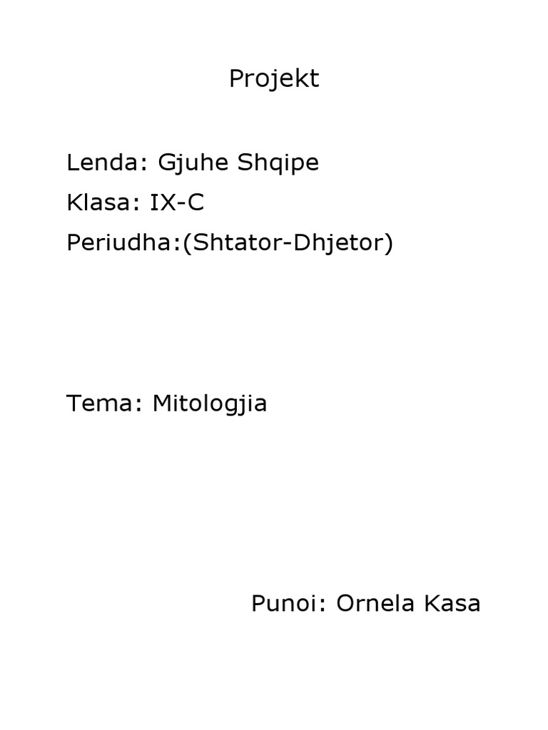 Detyra e Trete e Dosjes | PDF