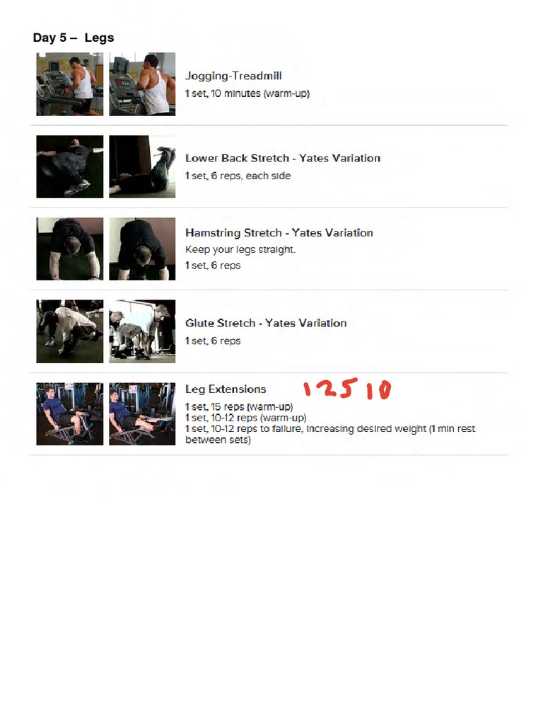 Dorian - D5 - Legs | PDF | Sports