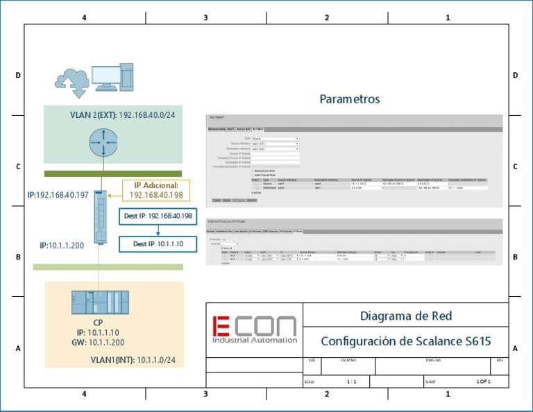 Configuración Scalance S615 PDF | PDF