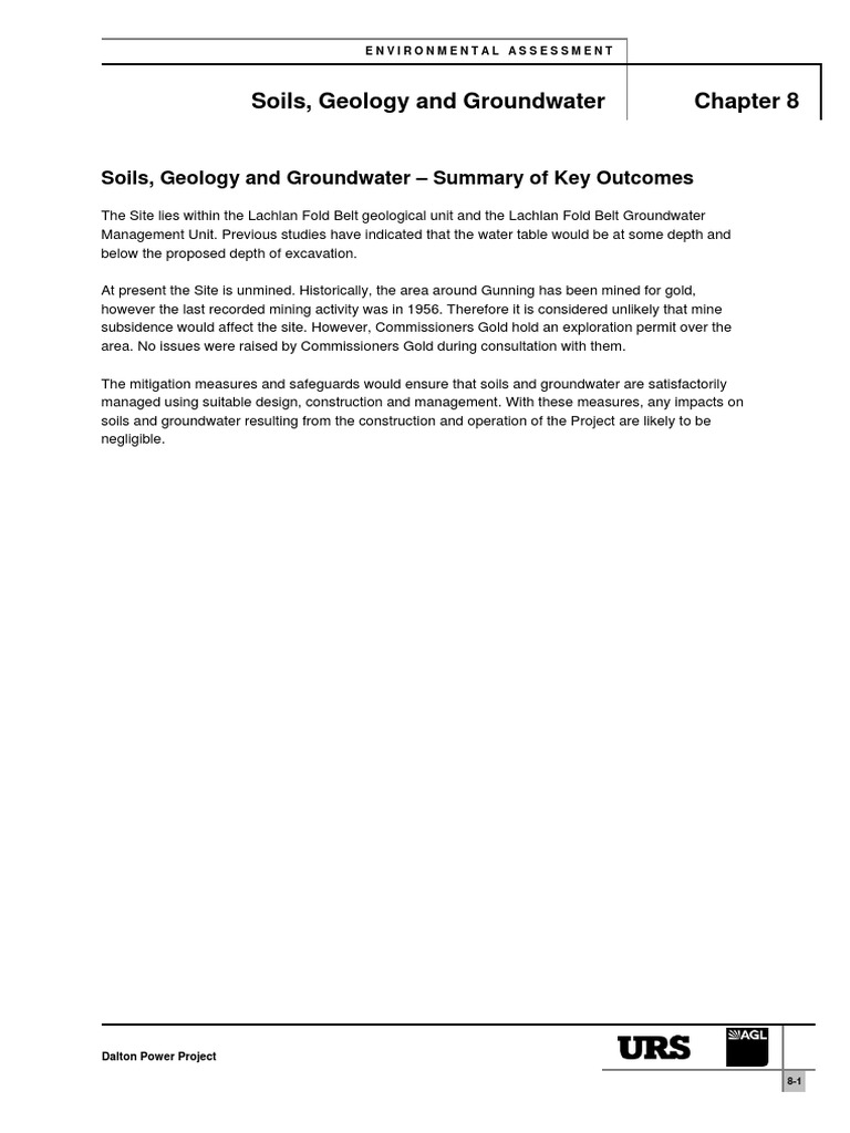 Ch 8 Soils Geology And Groundwater Pdf Surface Runoff Erosion