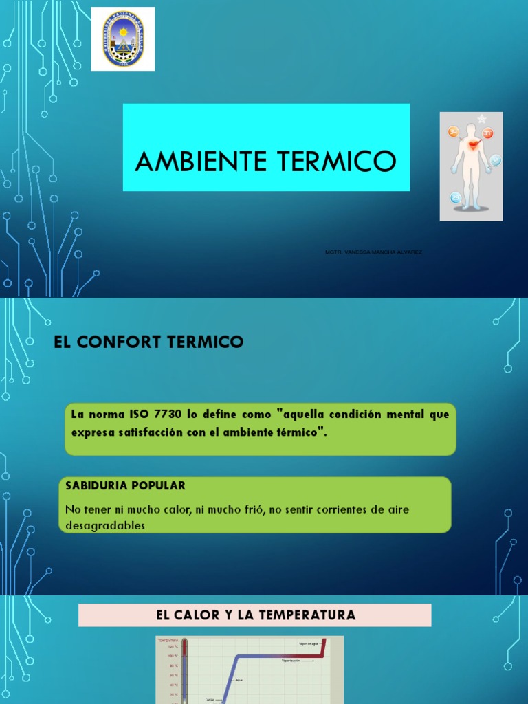 Confort y Estrés Térmico en el Trabajo | PDF | Termorregulación ...