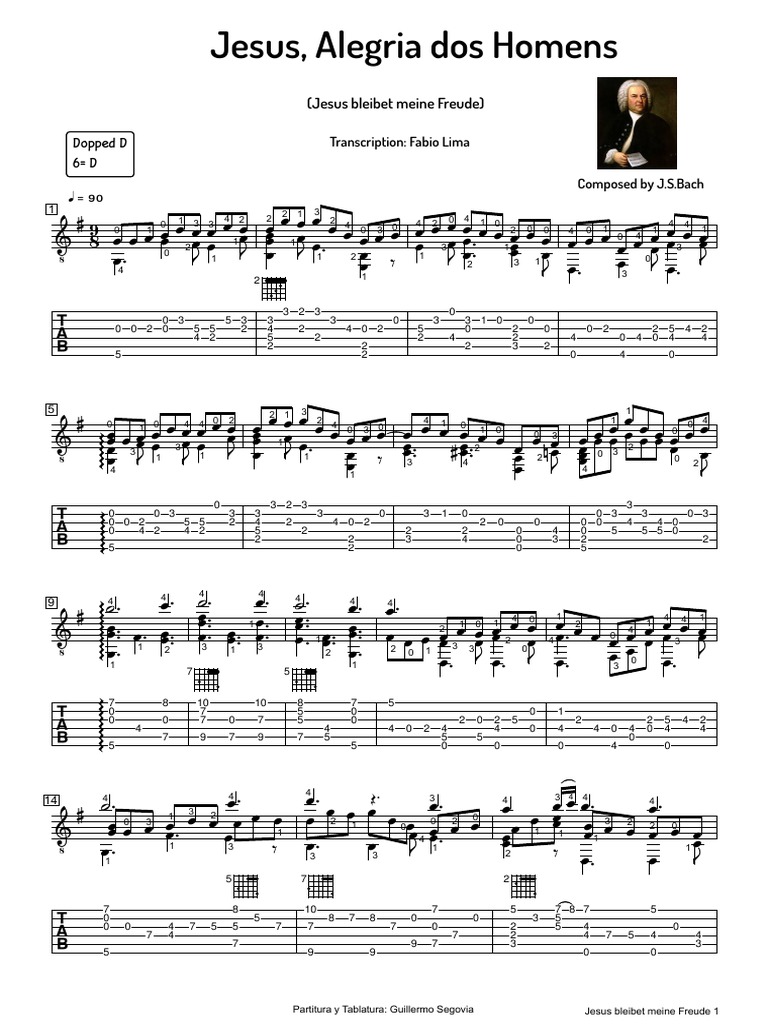 Jesus, Alegria Dos Homens-Fabio Lima | PDF