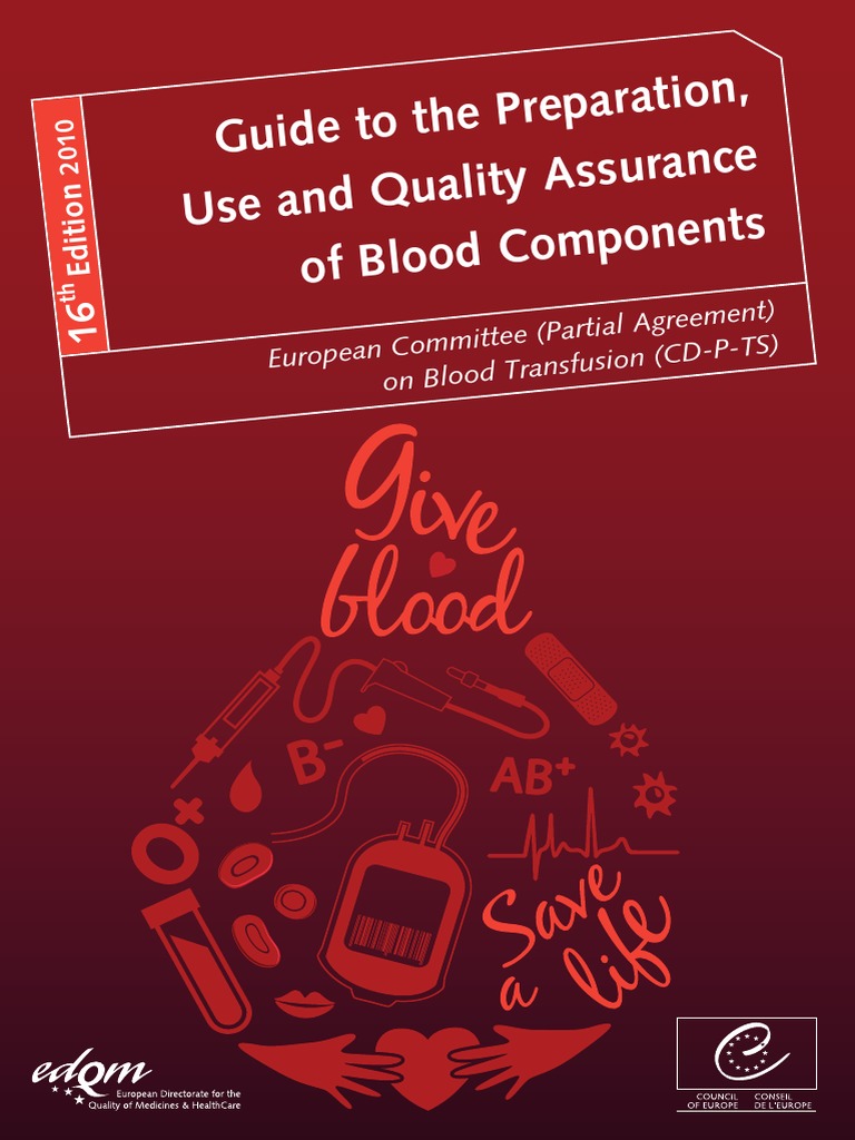 EDQM Guide 16th Edition 2010 | PDF | Blood Donation | Blood Transfusion