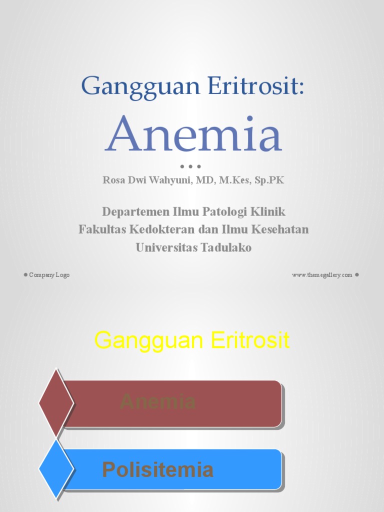 Gangguan Eritrosit:: Anemia | PDF