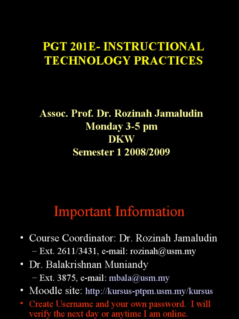 Week 01 | PDF | Educational Technology | Instructional Design