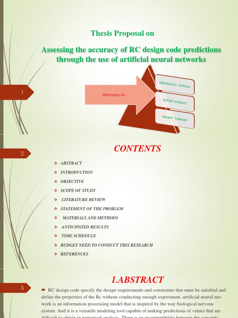 Research Proposal On Ann Pdf Artificial Neural Network Prediction