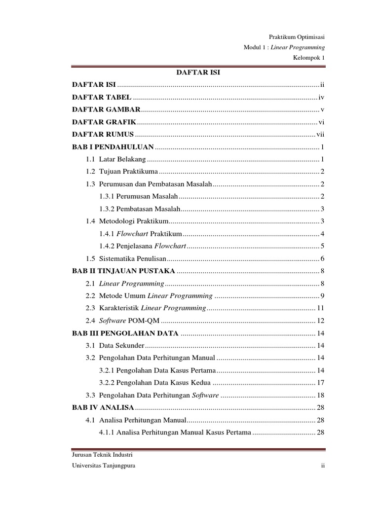 Modul 1 (Linear Programming) Revisi PDF | PDF
