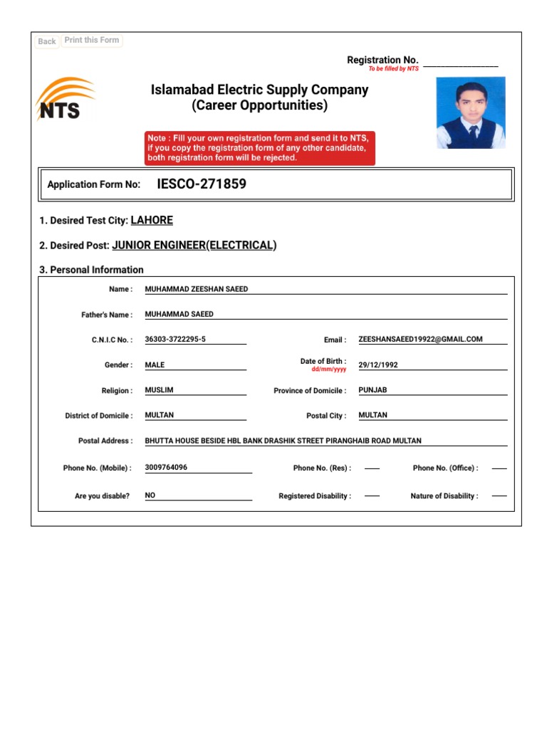 NTS - National Testing Service | PDF | Academic Degree | Qualifications NTS - National Testing Service | PDF | Academic Degree | Qualifications