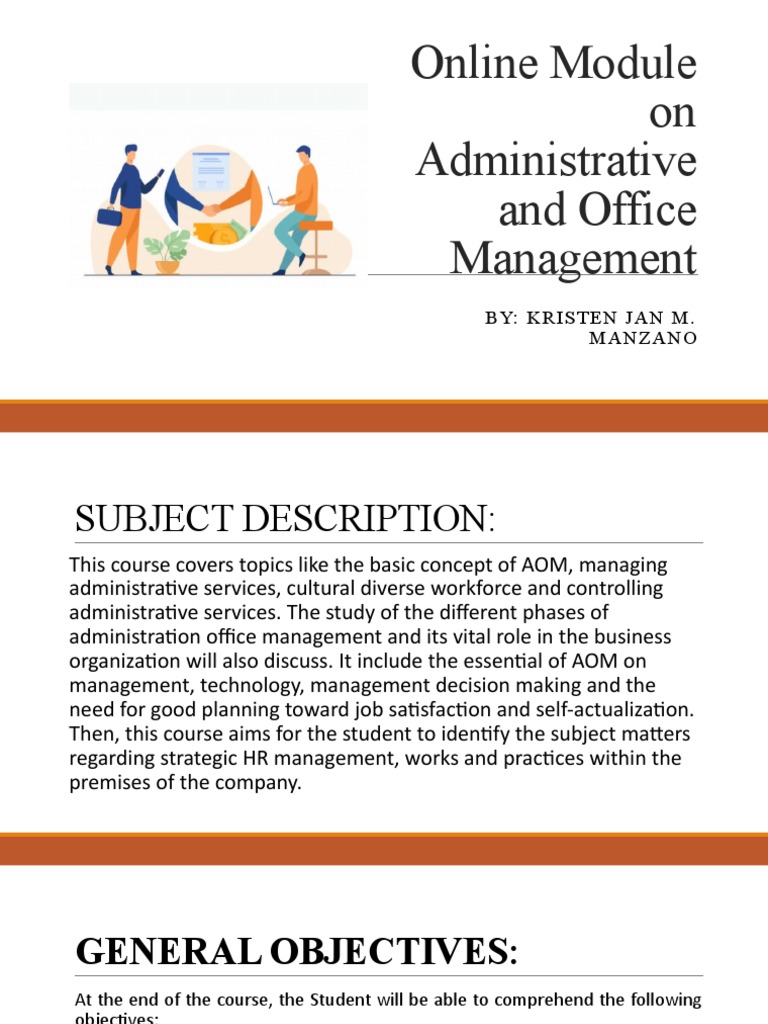 Module On Administrative Office Management | PDF | Science | Intuition