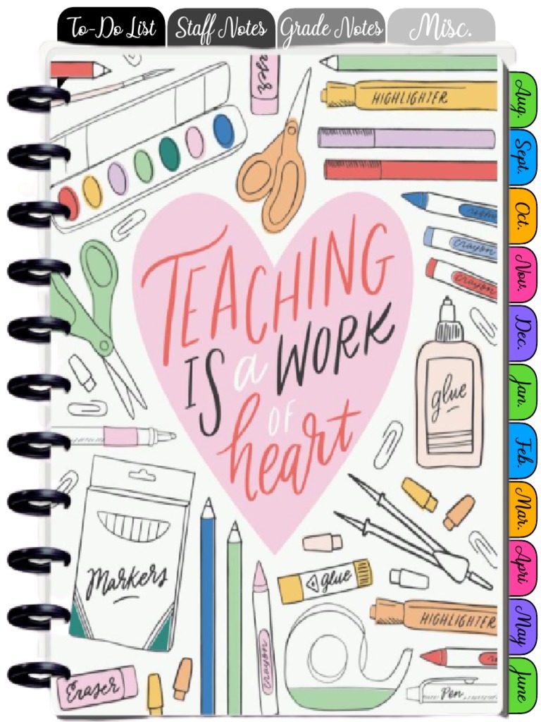 Teacher Planner 2020-2021 Template | PDF