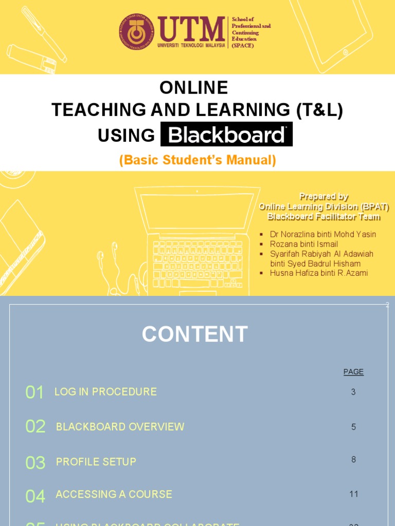 Student Manual Blackboard For Online Learning PDF | PDF | Icon ...