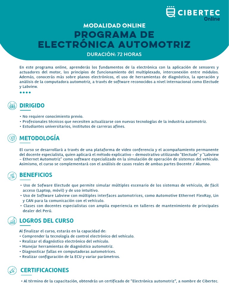 Electronica Automotriz Pdf Electrónica Hardware De La Computadora