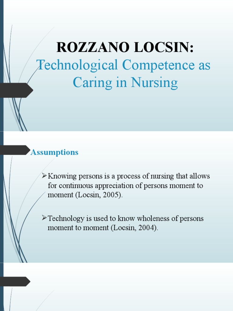 Rozzano Locsin:: Technological Competence As Caring in Nursing | PDF ...