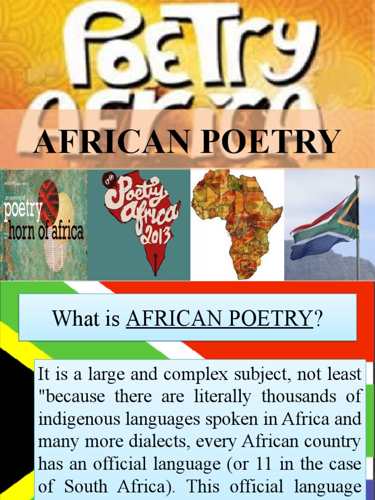 ENGLISH - African Poetry | PDF | Poetry | Languages