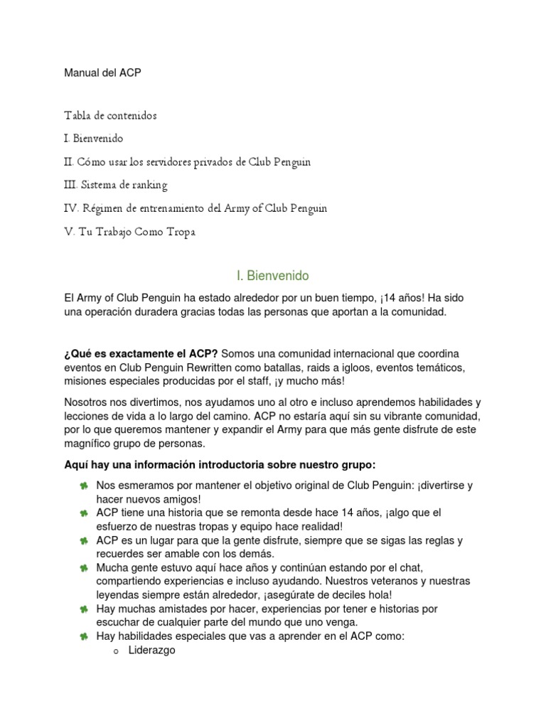 Manual Del ACP | PDF | Chat en linea | Informática y tecnología de la ...