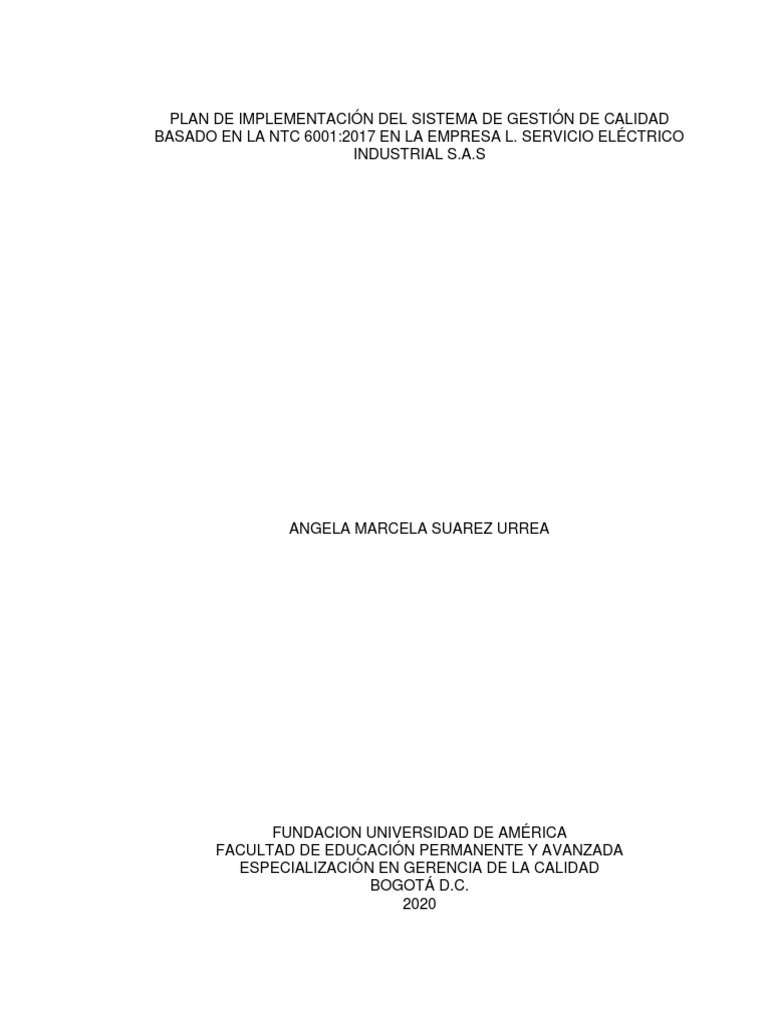 Iso 6001 | PDF | Sistema de manejo de calidad | Calidad (comercial)